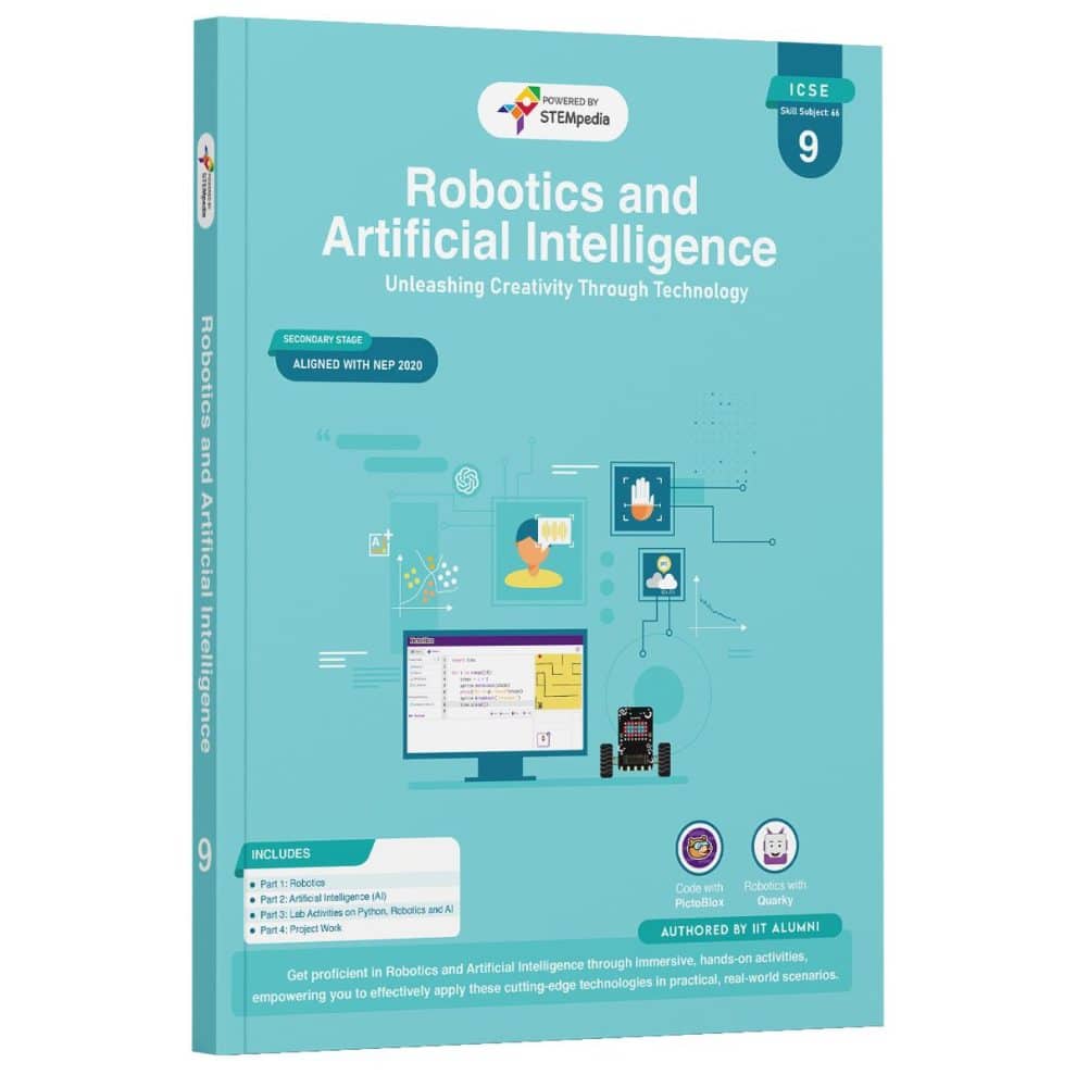 ICSE Robotics & AI Book for Class 9 - Subject Code 66