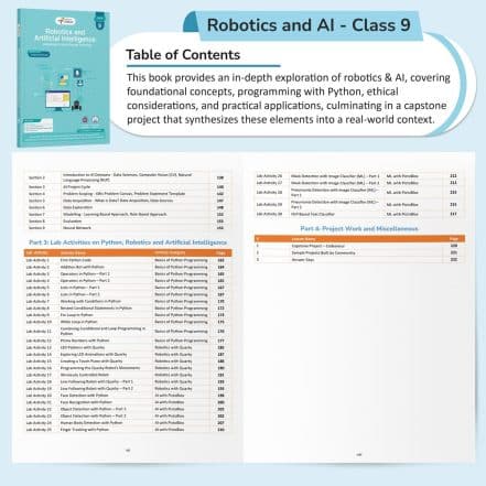 ICSE Robotics & AI Book for Class 9 - Subject Code 66