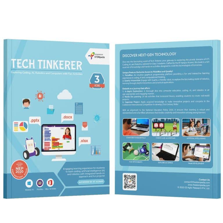 Icse Coding Ai Robotics And Computer Book Class 3 Tech Tinkerer