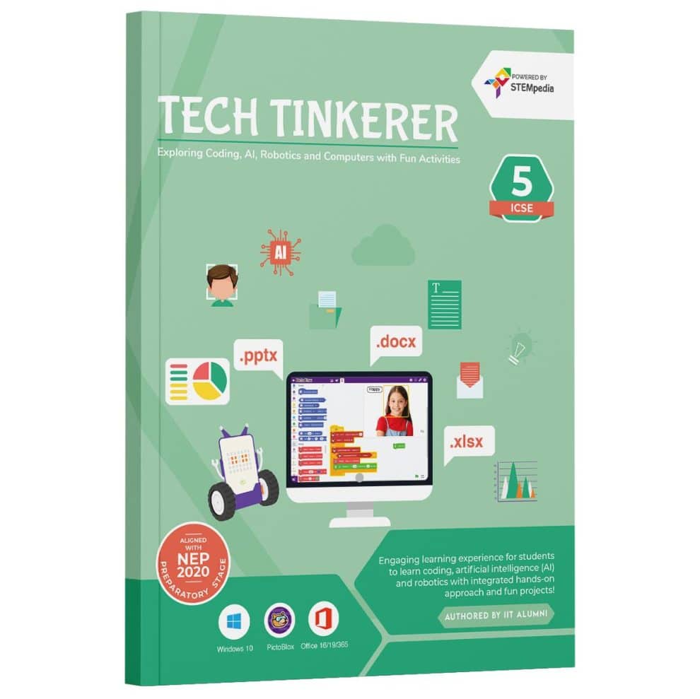 Icse Coding Ai Robotics And Computer Book Class 5 Tech Tinkerer