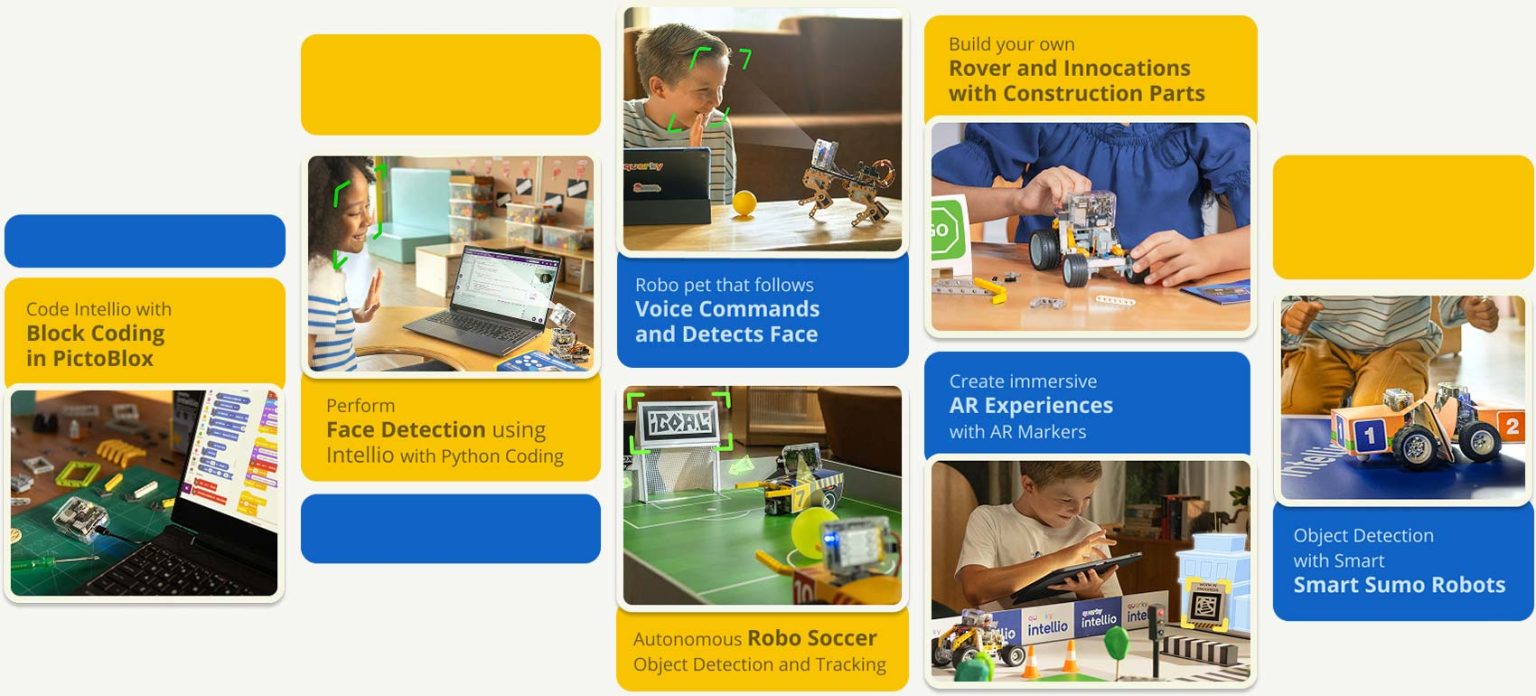 Quarky Intellio – AI and AR Development Kit with Camera, Mic and Speaker